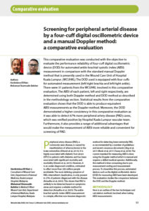 Screening for peripheral arterial disease by a four-cuff digital ...