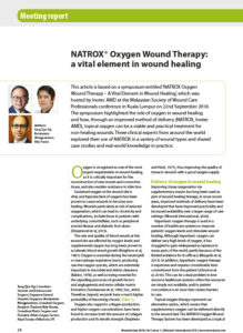 NATROX® Oxygen Wound Therapy: a vital element in wound healing – Wounds ...