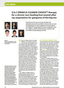V.A.C VERAFLO CLEANSE CHOICETM therapy for a chronic non-healing foot ...